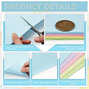 100 Sheets Cardstock Paper 8.5 x 11 Inches Card Stock Solid Core Printer Paper for Scrapbooking DIY Arts Crafts Making School Office Home Supplies (Macaron Series)