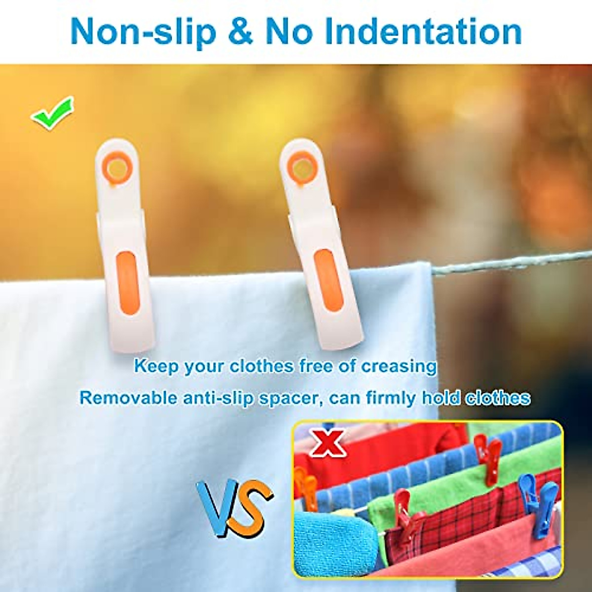 9Pcs Beach Towel Clips, Pletpet Heavy Duty Beach Towel Holders for Beach Chair, Strong Beach Towel Clips Pins Towel Holder for Pool Chair Towel