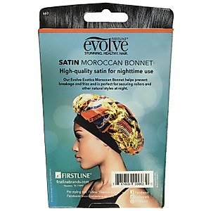 Evolve Exotics Satin Bonnet Moroccan, Assorted Prints