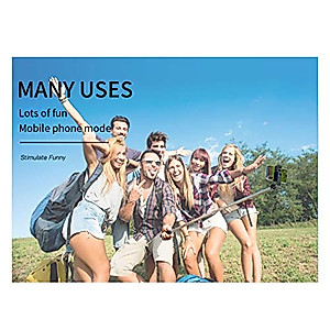 Portable Selfie Stick, Handheld Phone Tripod Stand with Detachable Wireless Remote, Selfie Stick Tripod for iPhone 14 13 12 11 pro Xs Max Xr X 8 7 Plus, Android Moto Samsung Google Smartphone, More