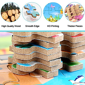 MZZOTOY Princess Puzzles for Kids Ages 4-8, 60 Pieces Puzzles for Kids Ages 3-5 Princess Puzzle for Girls and Boys Toys Jigsaw Puzzles in a Metal Box Educational Puzzles (Princess)