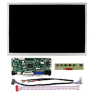 VSDISPLAY 12.1" 12.1 Inch 1280X800 LCD Screen LQ121K1LG52 with HD-MI DVI VGA Audio LCD Controller Board M.NT68676