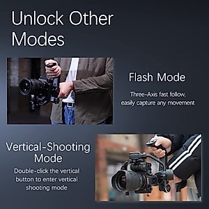FeiyuTech Official SCORP-C Camera Stabilizer,3-Axis Handheld Gimbal for DSLR and Mirrorless Camera,5.5lbs Payload,Sony,Canon,Panasonic,Lumix,Nikon,Fujifilm,Grip,Lightweight,Button Control