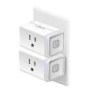 TP-Link Kasa Smart LED Strip Lights Multicolor WiFi & Kasa Smart Plug, WiFi Outlet Compatible with Alexa, Echo and Google Home, No Hub Required, Remote Control, 12 Amp, UL Certified, 2-Pack (HS103P2)