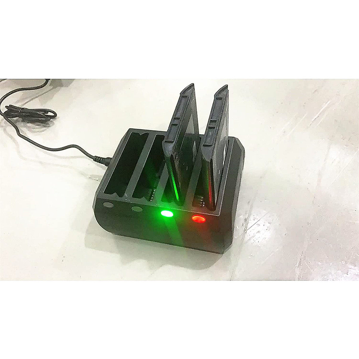 4-Slot Charging Cradle for Zebra TC51 TC510K TC52 Battery Charger Cradle with Adapter for Zebra TC56 TC57 Charging Accessories for Scanner