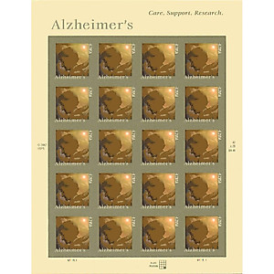 Alzheimer's Sheet of Twenty 42 Cents Stamps Scott 4358