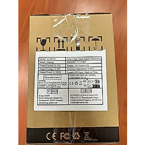 2 in 1 DC Power Supply Multimeter 60V/ 10A Benchtop Power Supply Multiple Protections 2.8" LCD USB Charging (60V/10A/300W/ATM6301)