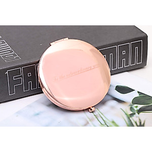 BANGBANGSING Magnifying Compact Cosmetic Mirror 2.75 Inch Round Pocket Makeup Mirror Handheld Travel Makeup Mirror