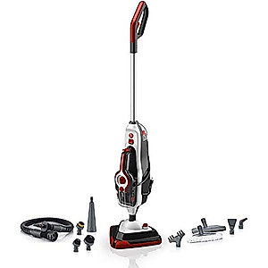 Hoover Complete Pet Steam Mop with Removable Handheld Steamer, Cleaner for Tile and Hardwood Floors, WH21000, White 11 IN x 8.75 IN x 25 IN