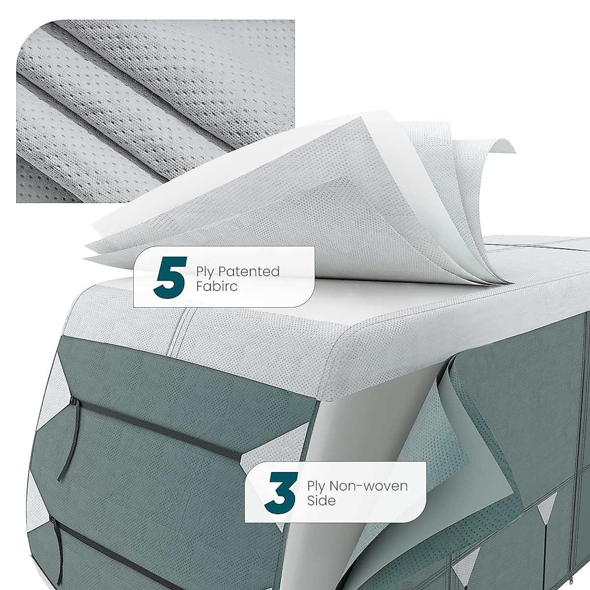 KING BIRD Upgraded Class C RV Cover, Extra-Thick 5 Layers Anti-UV Top Panel, Durable Camper Cover, Fits 20'- 23' Motorhome -Breathable, Water-Proof, Rip-Stop with 2Pcs Extra Straps & 4 Tire Covers