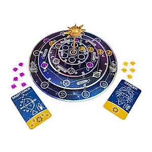 SPIN MASTER GAMES Spin Master Zodiac Clash, Strategic 3D Solar System Board Game, for 2 or 4 Players Aged 8 and Up