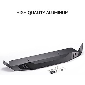 Ryker Aluminum Radiator Protector Plate for Can Am Ryker All Models Accessories,A & UTV PRO Front Bump Lip Lower Protector Skid Plate,Black Replace OEM # 219400999