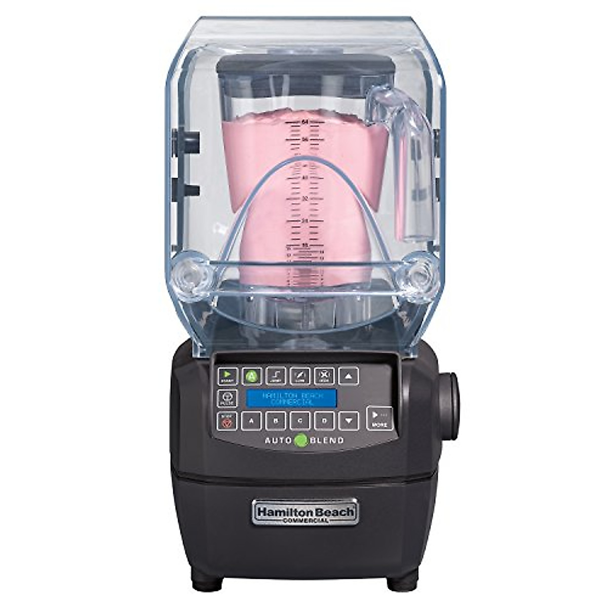 Hamilton Beach Commercial HBH850 Hamilton Beach Commercial Summit High-Performance Sensor Blender with 64-Ounce Polycarbonate Container, Black, Medium