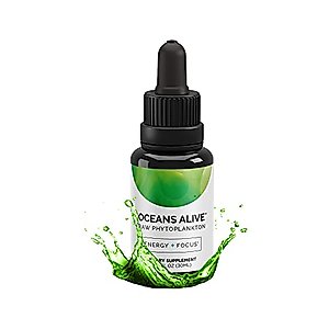 Chlorophyll Algae Supplement, Chlorophyll Marine Phytoplankton by Activation Products 1 Month Supply | Oil Memory and Focus Mineral Trace Supplements - Microalgae Oil for Energy and Stress - 30 ml