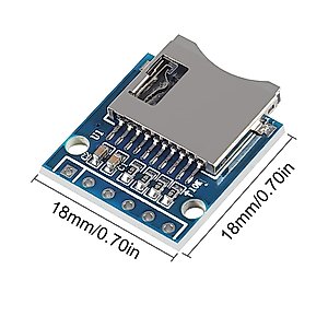 ACEIRMC 10pcs Micro SD SDHC TF Card Adapter Reader Module with SPI Interface Level Conversion Chip for Arduino