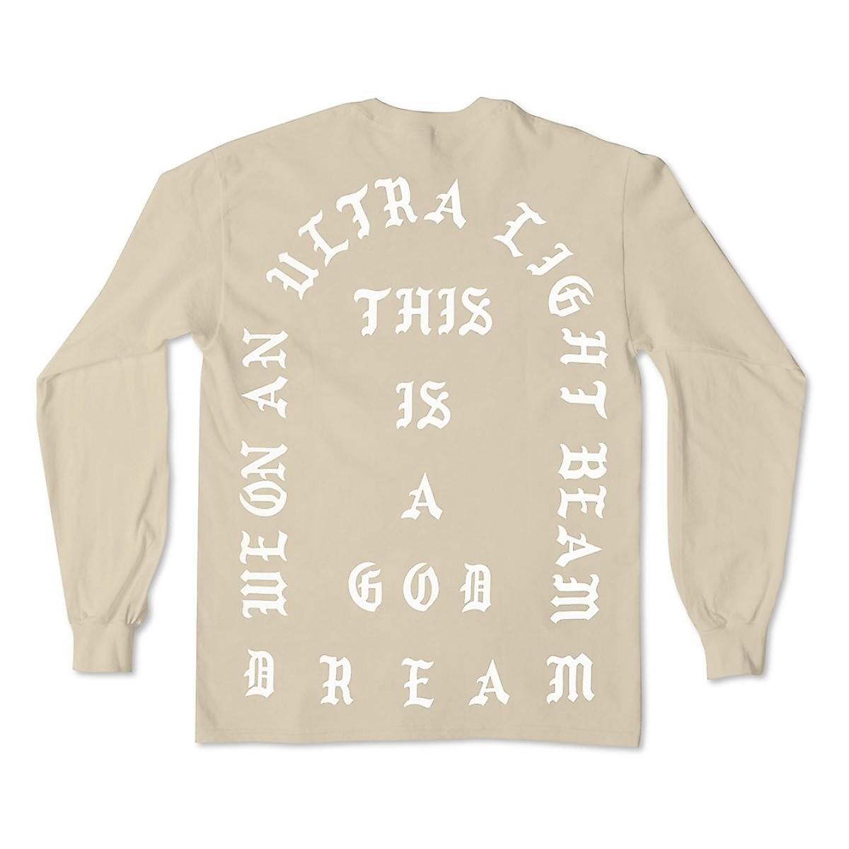 AA Apparel The Life of Pablo Tour | I Feel Like Pablo Long Sleeve Shirt (Extra Extra Large, Sand)