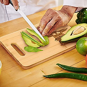 Luxxis Star Wars Kitchen Cutting Board Cooking Accessories - Yoda Best Cook Ever Laser Engraved Bamboo Kitchen Gifts Set- Premium Cookware Apron - Cute Dishwasher Magnet