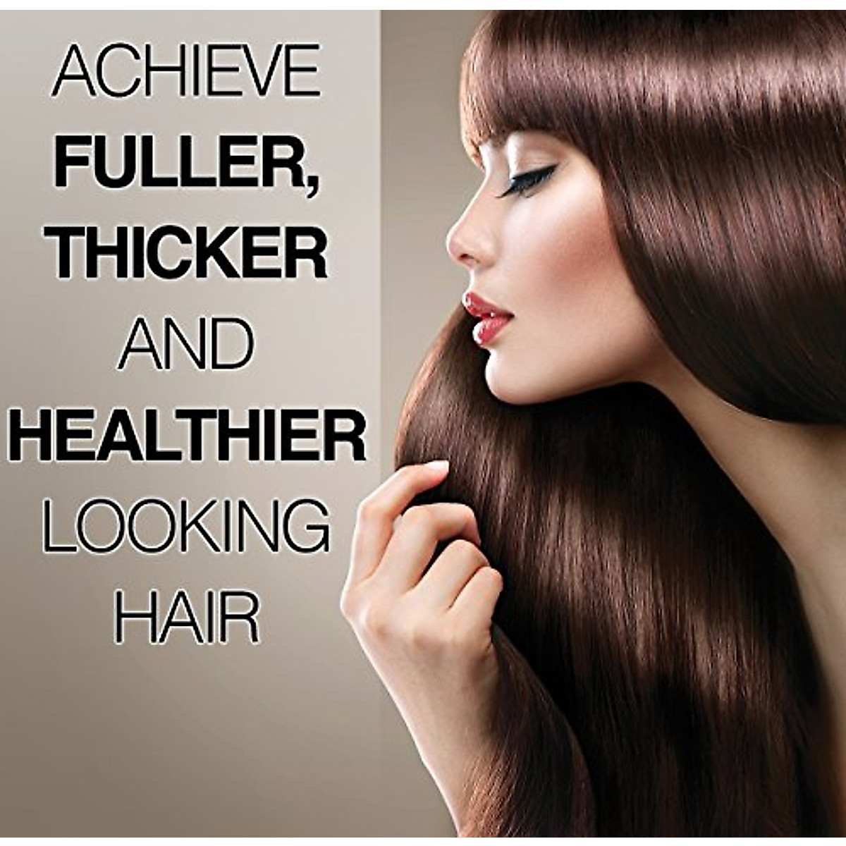 Hair Regrowth Serum- Maximum Strength DHT Blocker. Repairs & Stimulates New Follicle Hair Growth. Grow Stronger, Thicker, Fuller, Longer, Healthier Hair. For Men & Women with No Side Effects.