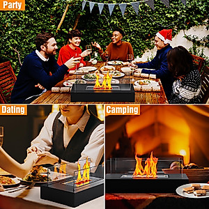 Tabletop Fire Pit Bowl Mini Table Top Fireplace Patio Home Decor Smores Maker Alcohol Stove Fireplace Indoor Outdoor Firepit for Women/Men