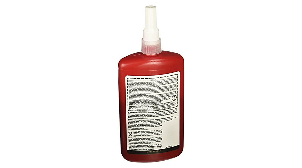 Loctite 271 Threadlocker - High Strength Red, 250 mL