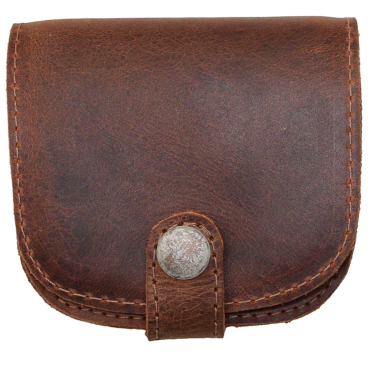Hide & Drink, Leather Cash Case, Holds Folded Bills & Coins, Wallet, Pouch Organizer, Accessories, Handmade :: Bourbon Brown