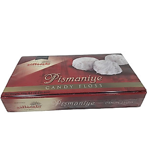 Gulluoglu Candy Floss-Turkish Cotton Candy (Plain), 8.8oz - 250g (Pack of 1), daily fresh shipment from Istanbul/Turkey, Ideal Gift for All Occasions