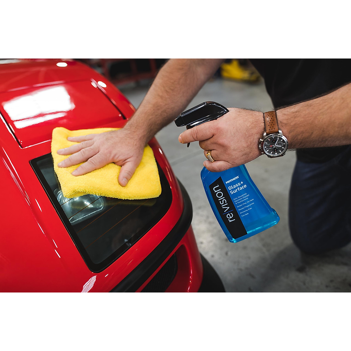 Mothers 06624 re|Vision Glass+Surface Cleaner - 24 oz.