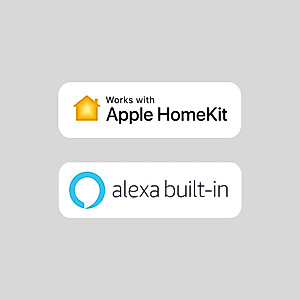 ecobee SmartCamera – Indoor WiFi Security Camera, Smart Home Security System, 1080p HD 180 Degree FOV, Night Vision, 2-Way Audio, Works with Apple HomeKit, Alexa Built In