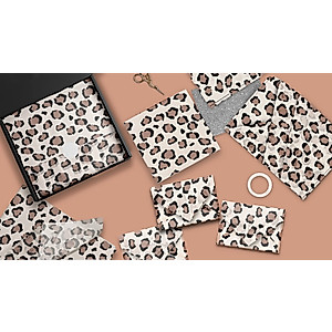 Leopard Print Printed Tissue Paper - Decorative Tissue for Decoupage - Wild Tissue Paper | 24 Sheets 20" x "30"