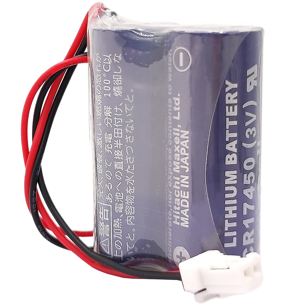 BATTEMALL CR17450-2WK27 / D80UB016170 3V Replacement PLC Battery 2*CR17450 Battery Pack for 2CR17450 3V Battery