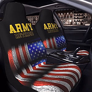 OSUKI Army Retired Car Seat Covers, Universal Fit for Auto Truck Van SUV, Easy Install