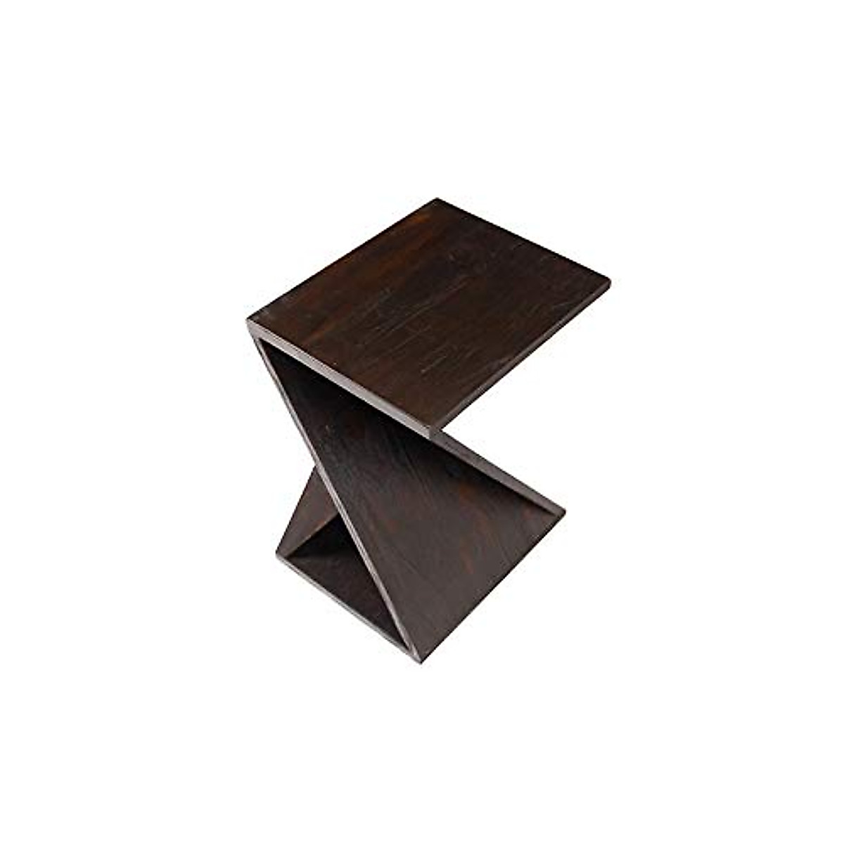 Nordic Style Dark Teak Spa Bath Decor Indoor/Outdoor Twisted Stool