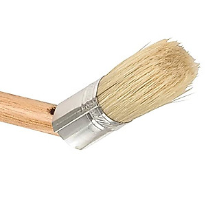 Steelman Euro Lube Applicator Brush, Angled, Stiff Bristles, for Paste-Style Tire Mounting Lubricants