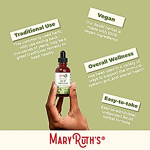 Oregano Oil Drops | 6 Month Supply | USDA Organic Oil of Oregano Liquid | Herbal Blend for Immune Support | Digestive Health | Overall Health | Vegan | Sugar Free | Non-GMO | 1 Fl Oz