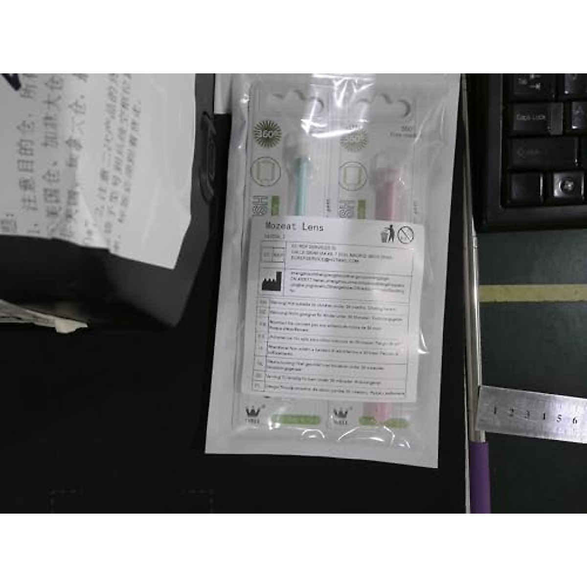 Mozeat Lens Small Dog&Cat Toothbrush,2 Pack 360 Degree Soft Silicone Pet Toothbrush Cat Dental Care Dog Oral Hygiene Deep Clean Pet Teeth Cleaning Kit (Small Size)