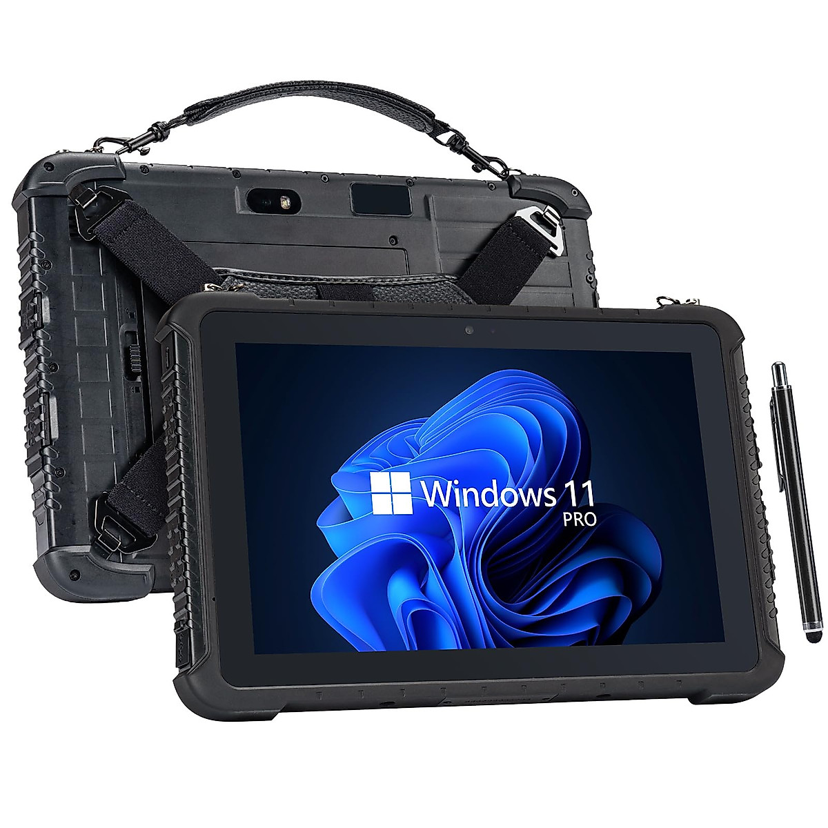 MUNBYN Rugged Tablet, 10.1 inch Windows Tablet, Windows 11 Pro, 8GB+128GB, Intel N5100, and Android Barcode Scanner MUNBYN Handheld Mobile Computer, Equip with 1D/2D QR Zebra Scanner