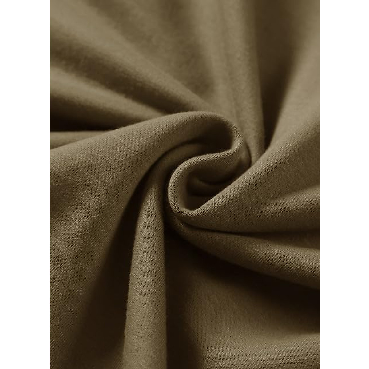 JMIERR Sweatsuits for Men Set 2 Piece Airport Outfits Long Sleeve Drawstring Hoodie Sweatshirt & Joggers Sweatpants with Pockets, Fall Tracksuit Matching Lounge Sets, Large, Khaki