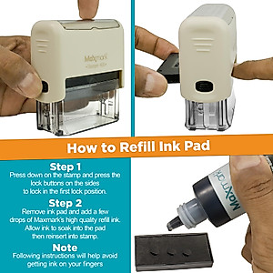 Customized Return Address Stamp - Choose from Many Styles and 15 Ink Colors - Personalized Self Inking Stamp