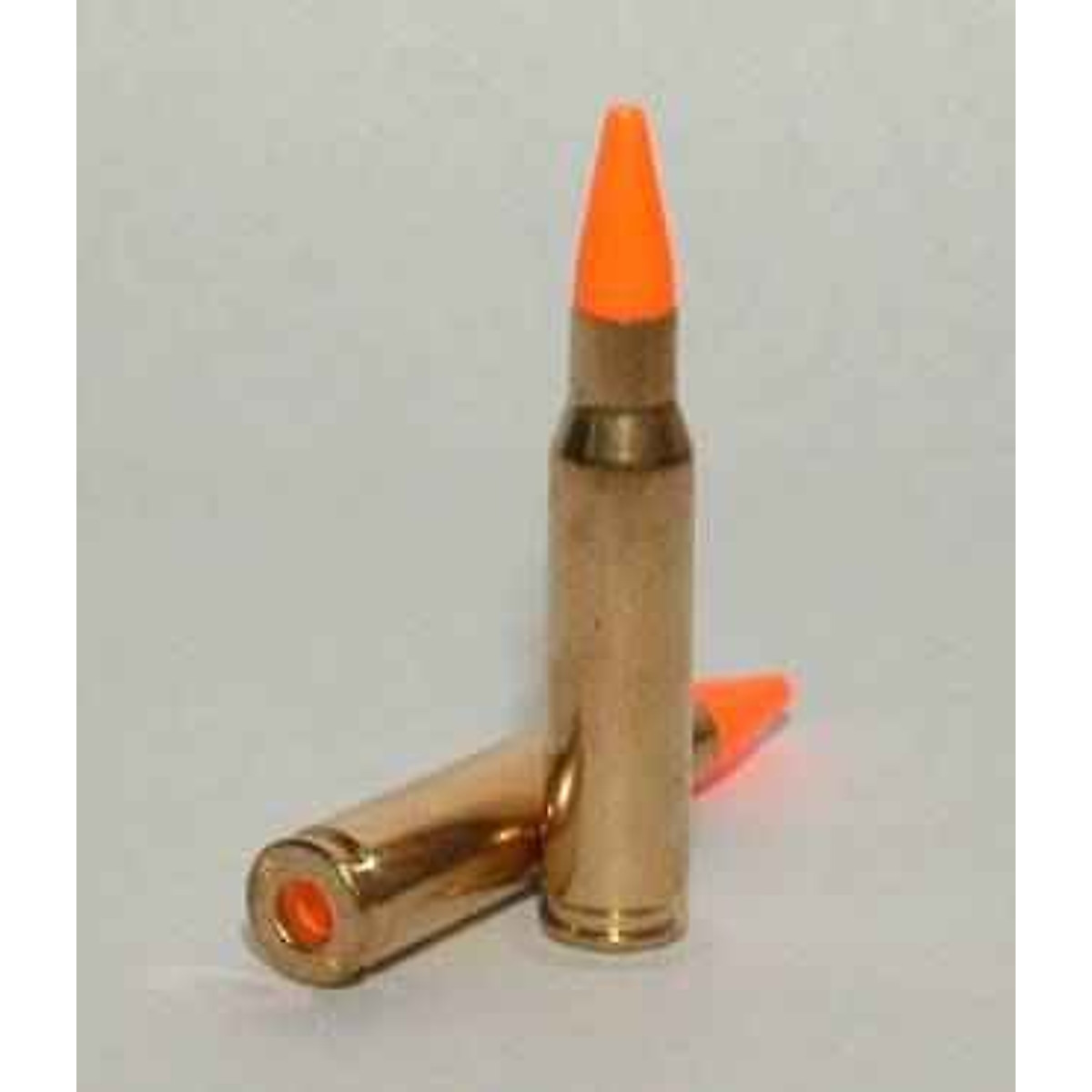 ST Action Pro Pack Of 10 Inert .308 Winchester Rifle Orange Safety Trainer Cartridge Dummy Ammunition Ammo Shell Rounds with Brass Case