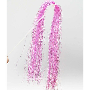 10 Packs Crystal Flash Fly Tying Material Hook Lure Flash Flies Decorating Holographic Tinsel Krystal Flashabou Sparkle Dry Streamer for Fishing Lure Dry Flies Making Supplies