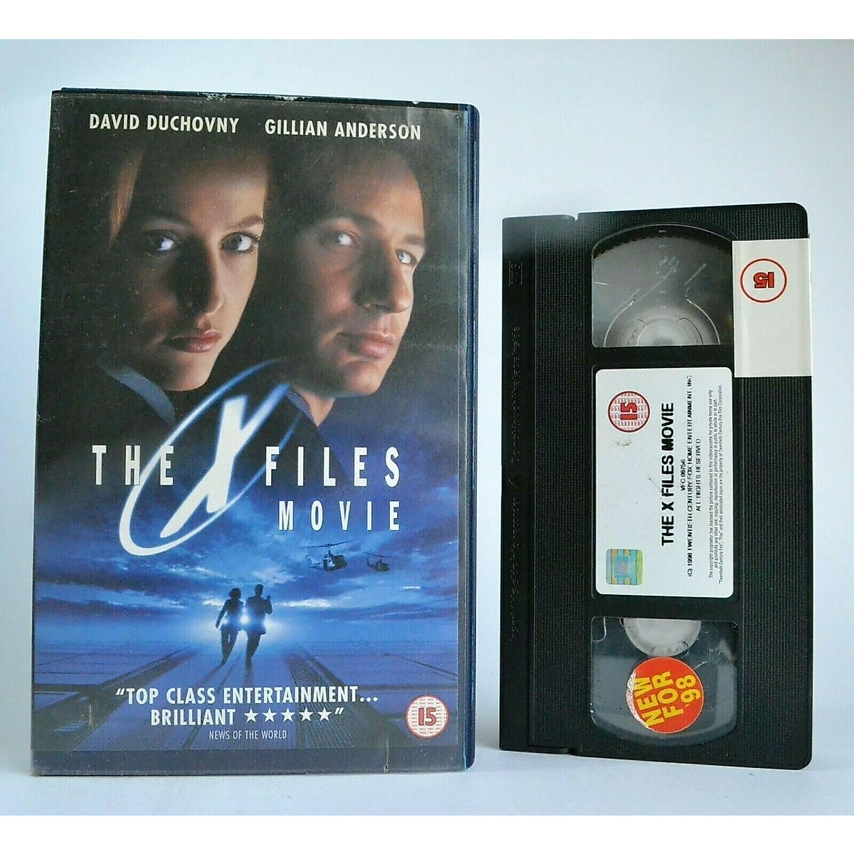 The X-Files Movie (1998): Sci-Fi Thriller - Large Box - David Duchovny - Pal VHS