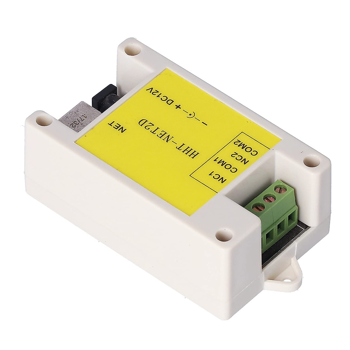 IP Network Relay Module Upgraded 2 Channel Internet Watchdog Remote Control Modules Network Controller HHT-NET2D DC12V -40 to +85 Degrees