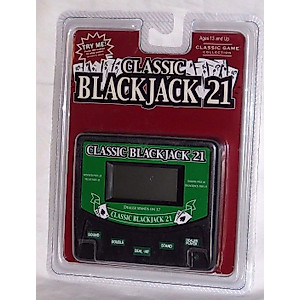 3 in 1 Gambling Handheld Video Game Pack - Solitaire Handheld Game - Blackjack Handheld Game - Poker Handheld Game