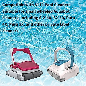 UCEDER Pool Cleaner Fine Filter Bag Polyester Pool Bags Washable & Reusable Pool Filter Bag Replacement for Aquabot/Aqua Filter Bag Products 8114(1 Pack)