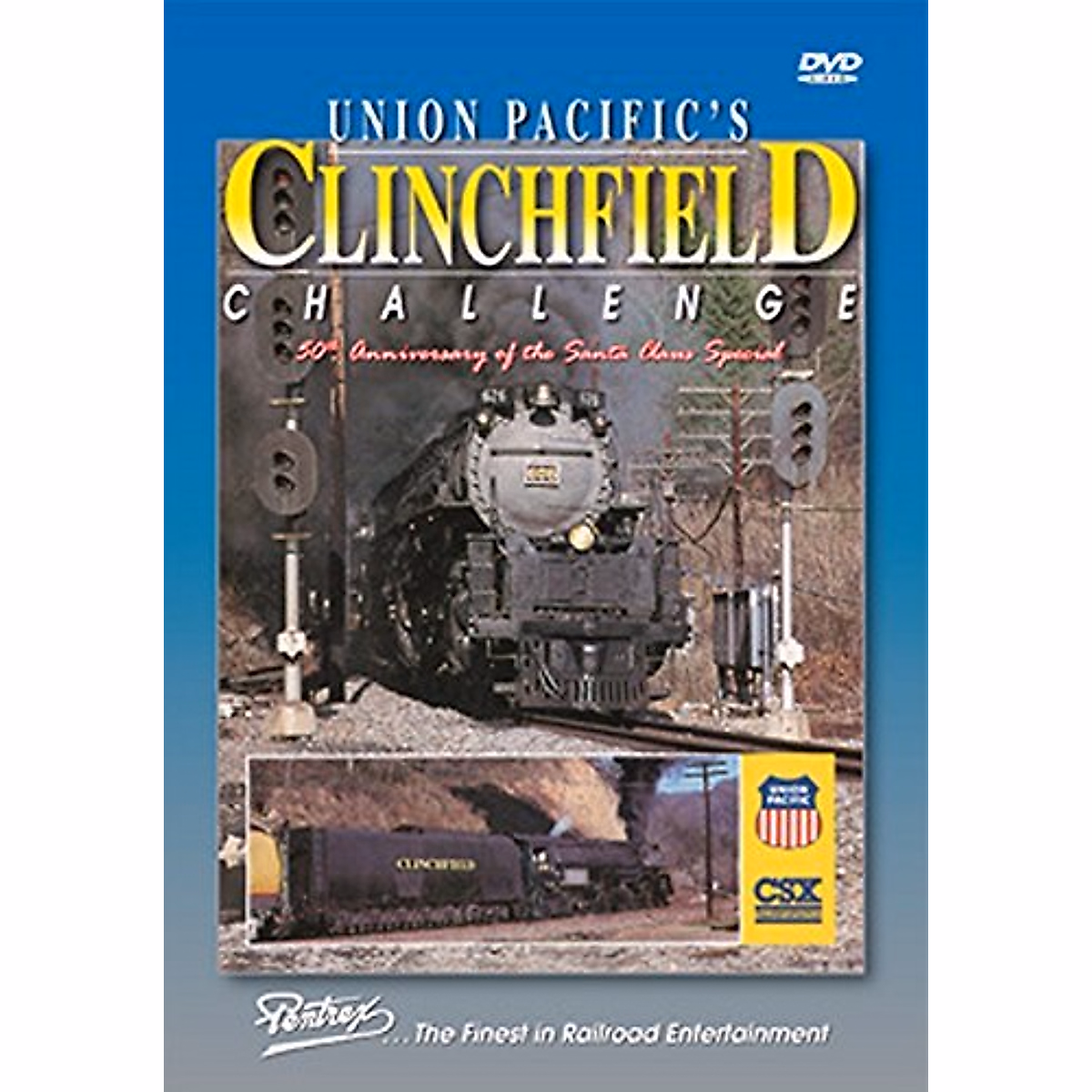 Union Pacific's Clinchfield Challenge, The CSX and Clinchfield Railroad's 50th Anniversary Santa Claus Special Train, Starring Steam Locomotive Challenger 3985