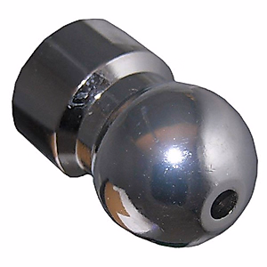LASCO 08-2465 1/2-Inch Iron Pipe Shower Arm Ball Adapter, Chrome Plated