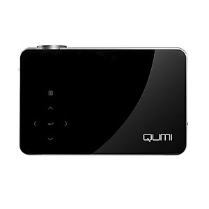 Vivitek Qumi Q5 500 Lumen WXGA HD 720p HDMI 3D-Ready Pocket DLP Projector with 4GB Memory (Black)
