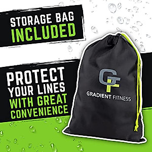 Gradient Fitness Bungee Dock Line (4' - 2 Pack) | Marine Rope Boat Dock Lines Make Docking & Boarding Easy for Jetski, Kayak, Pontoon. Boat Accessories Stretch 4'-5.5'. Mooring Boat Rope Absorbs Shock