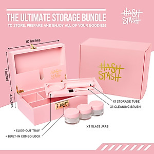 HASHSTASH - The OG Storage Box (Pink/Gold)