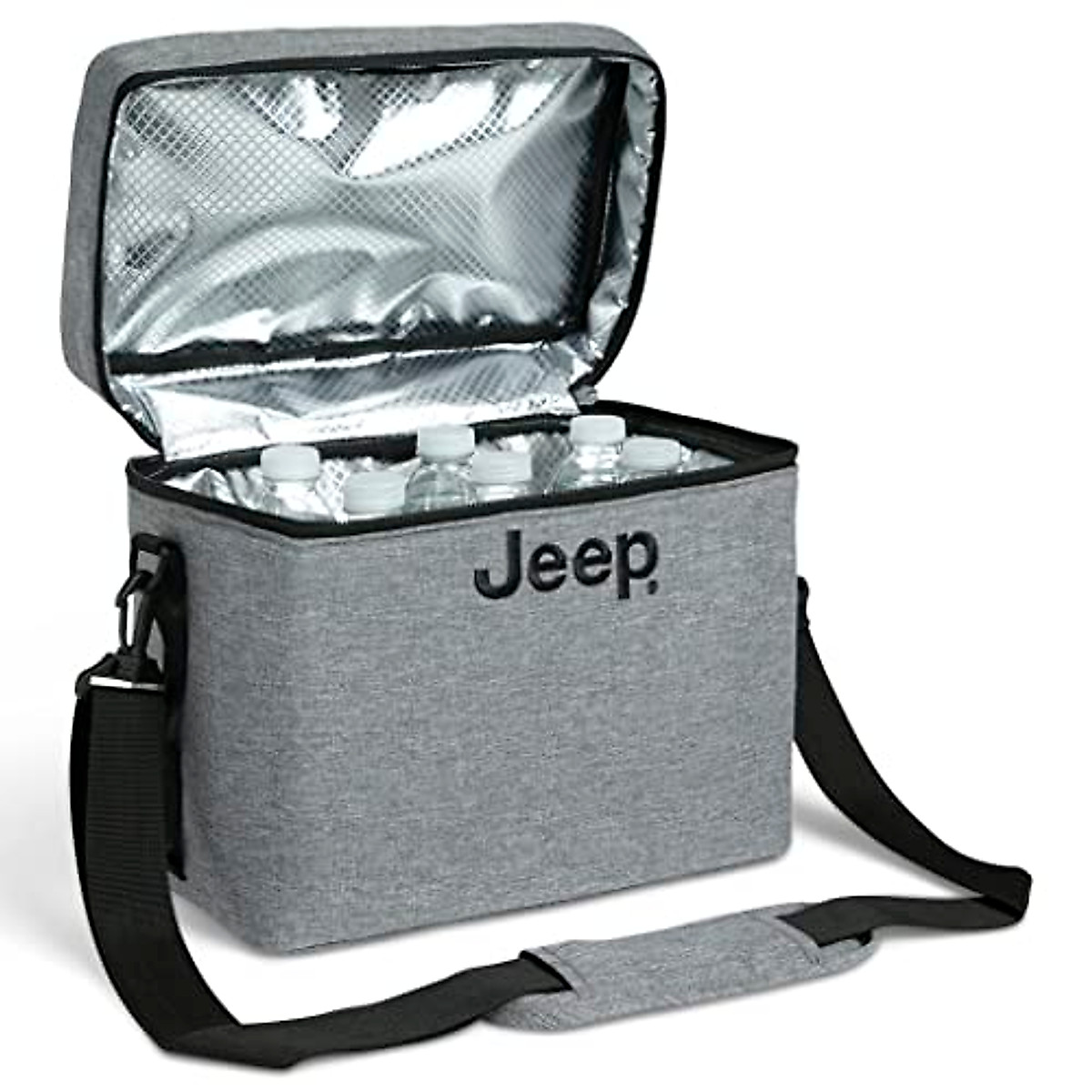 Jeep Wrangler Cooler Bag and Frame by Delta Children (Works with Jeep Wrangler Stroller Wagon #60001) - Holds 16 Cans or 15 Pounds, Grey